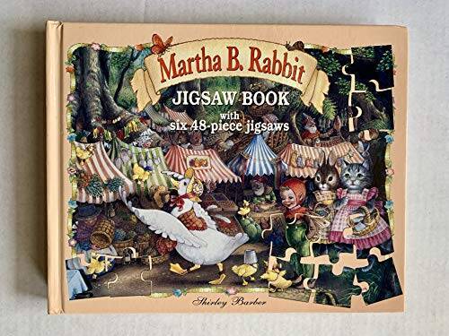 Martha B Rabbit Jigsaw Book with six 48-piece jigsaws - Hardcover ...