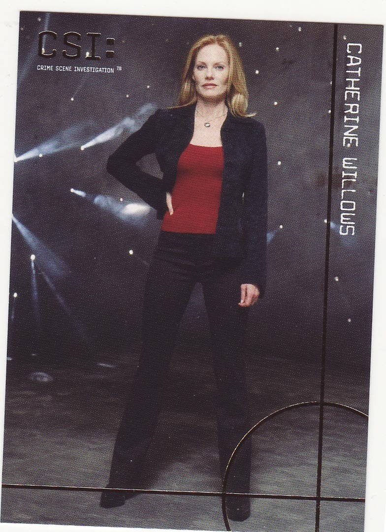 CSI CRIME SCENE INVESTIGATION S2 GOLD FOIL CAST CARD F2 CATHERINE ...