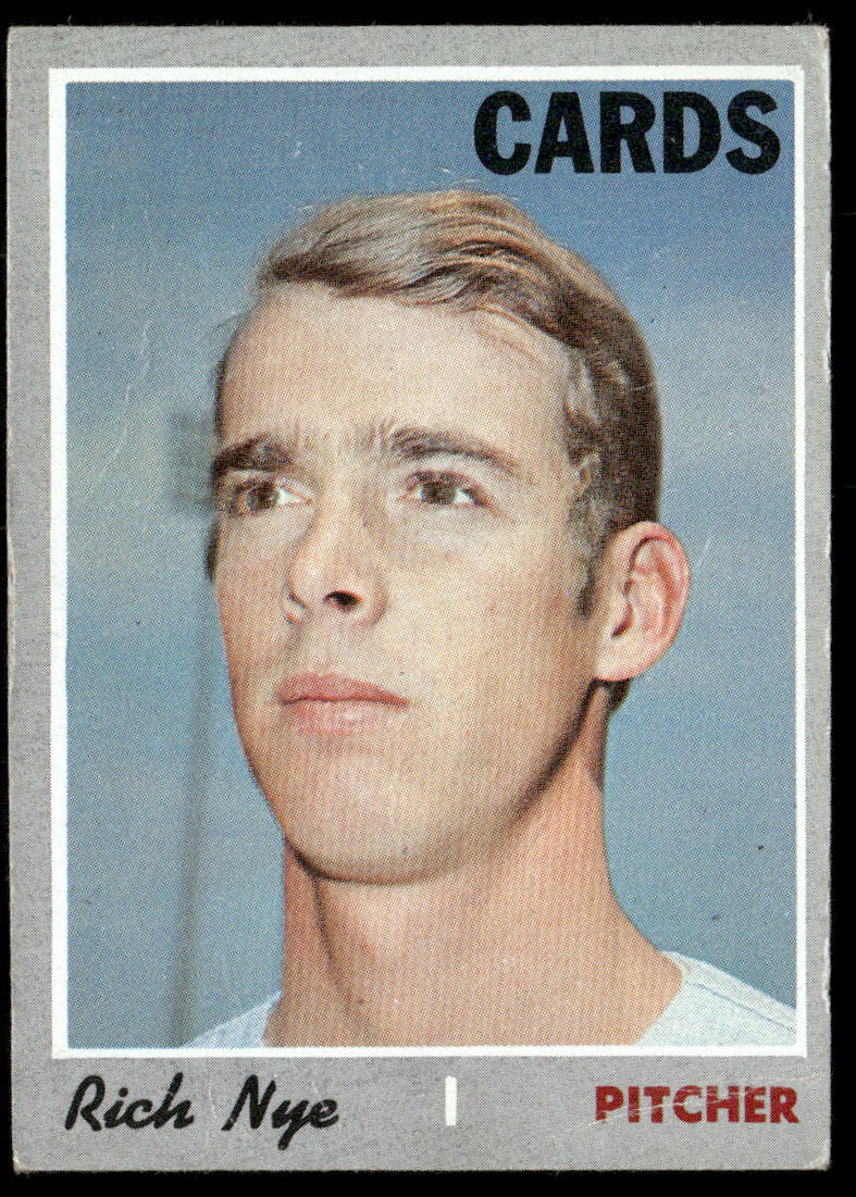 1970 Topps #139 Rich Nye | eBay