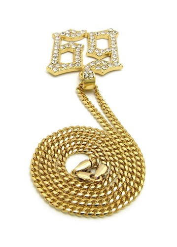 Iced Rapper TEKASHI 69 Pendant & 20" Box, Cuban, Rope Chain Hip Hop ...