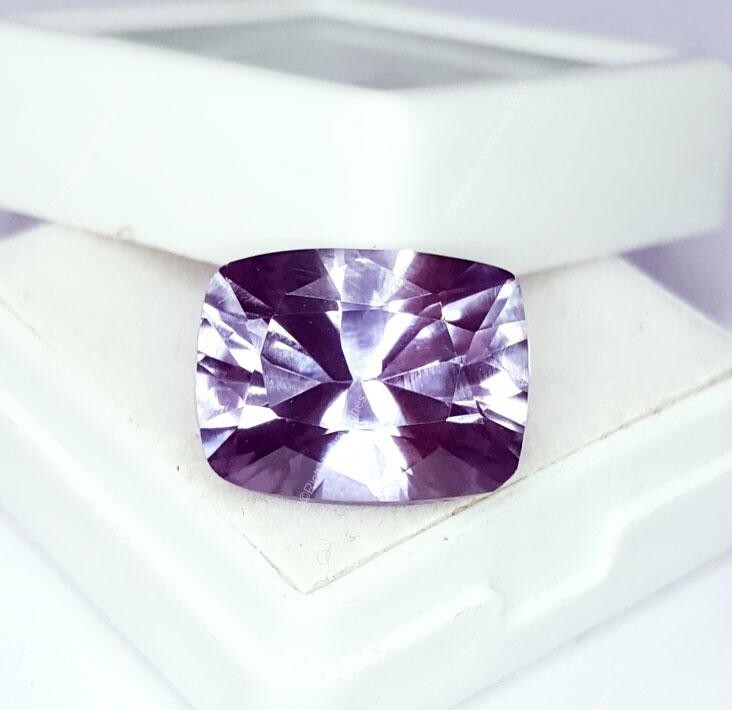Certified Authentic Alexandrite Gemstone 9.67 Cts Loose Cushion Faceted ...