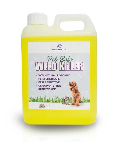 Pet Friendly & Safe Weedkiller 2L Strong Pet Safe Weed Killer Natural ...