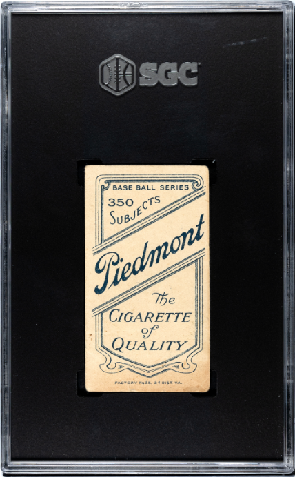 1909 T206 ART FROMME NNO POOR PIEDMONT 350 SGC 1 BASEBALL CINCINNATI ...