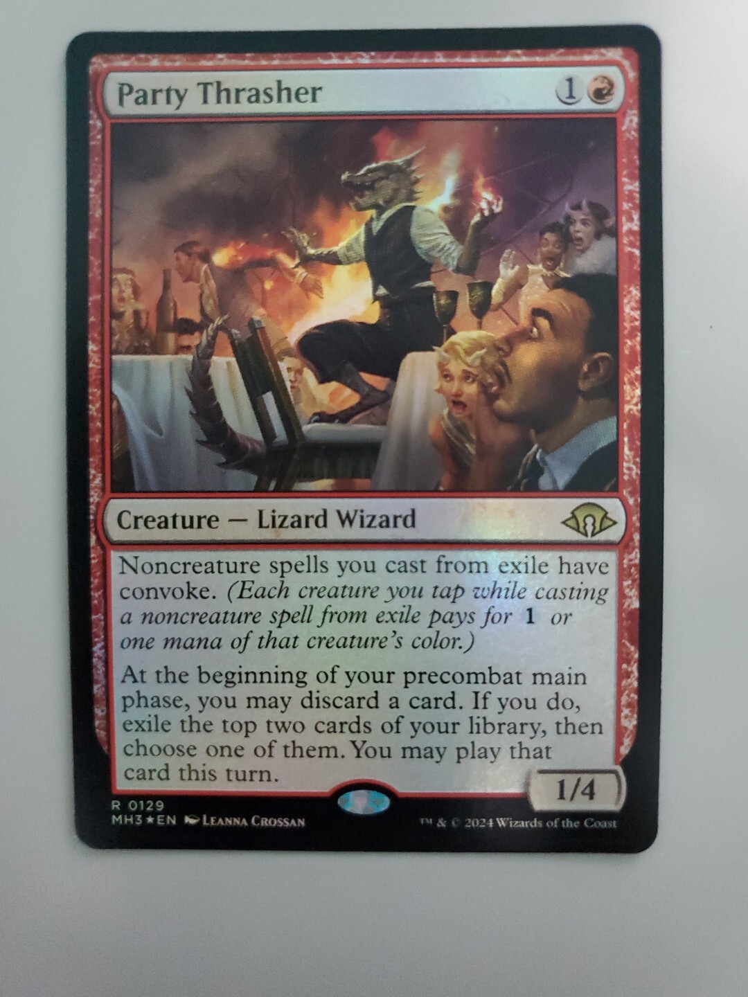 MTG Party Thrasher Modern Horizons 3 0129 Foil Rare | eBay