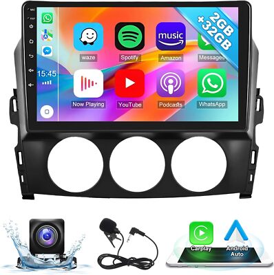 For Mazda MX-5 Miata 2005-2014 CarPlay GPS Navi Android 14 Car Stereo ...