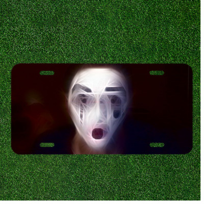 Custom Personalized License Plate Auto Tag With Scary Mask Design | eBay