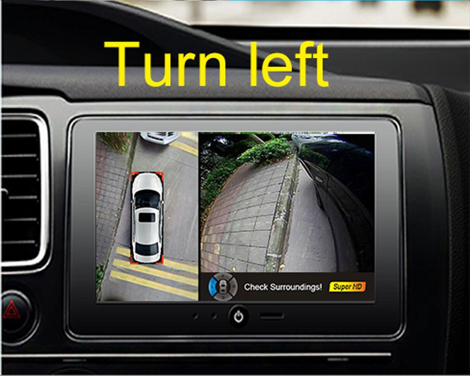 360 Bird View car DVR record system for Toyota Prado Land Cruiser with ...