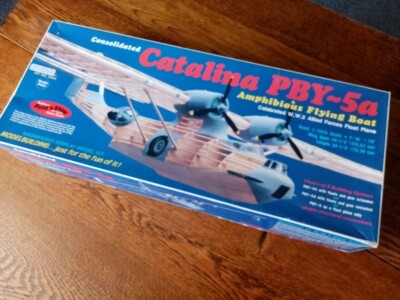 Guillows Catalina PBY-5a Flying Boat Balsa Model kit, make great r/c ...