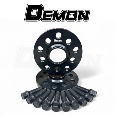 DEMON 10mm Hubcentric Wheel Spacers 5x112 66.6 Audi RS4, RS5, RS6, RS7 ...