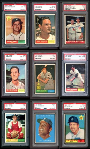 1961 Topps Baseball Complete Set - Premier 6.5 - EX/MT+ 6902818 | eBay