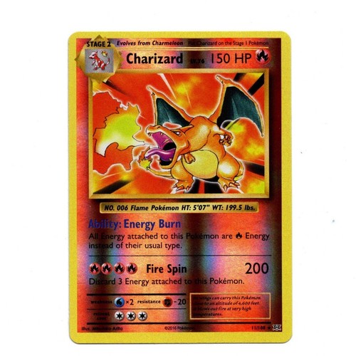 Pokemon XY Evolutions Charizard 11/108 Rare Reverse Holo Card | eBay