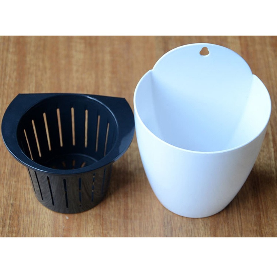 3 Pcs Lazy Flowerpot Wall Hanging Cotton Rope Water Absorption Planter ...