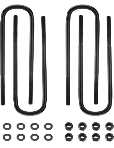 4pcs Semi-Round Bend Front U-Bolts Ford 1999-2004 12.5" Long x 3" Wide ...