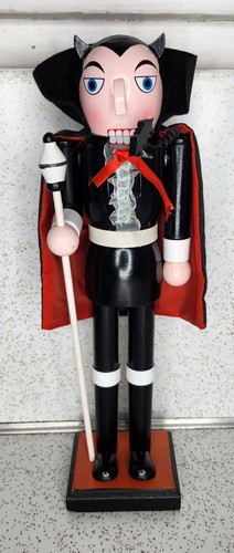 Count Dracula Nutcracker Wooden Vampire Spooky Halloween 14" | eBay