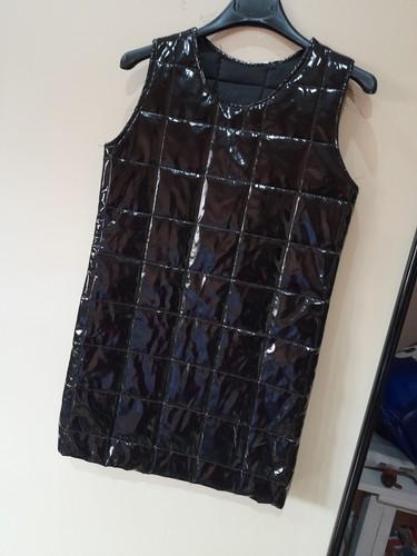 Mini Dress Black Latex Fetish Goth Mistress Cyber Alternative Bettie ...