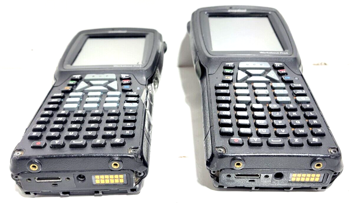 LOT OF 2 - SYMBOL WORKABOUT PRO4 BARCODE SCANNER 7528 SERIES 1073100 ...