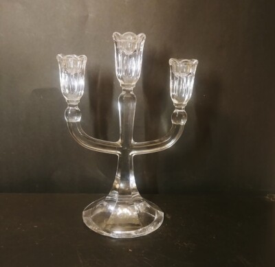 Marquise by Waterford Crystal 10” Tall Three Candelabra 3 Arm ...