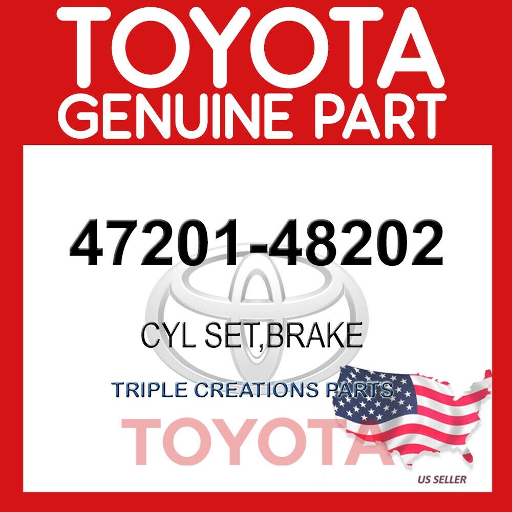 47201-48202 Genuine Toyota Cyl Set Brake 4720148202 OEM | eBay