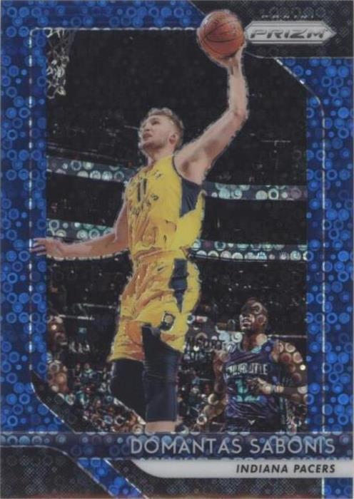 2018-19 Panini Prizm - Domantas Sabonis #174 Blue Fast Break Prizm /175 ...