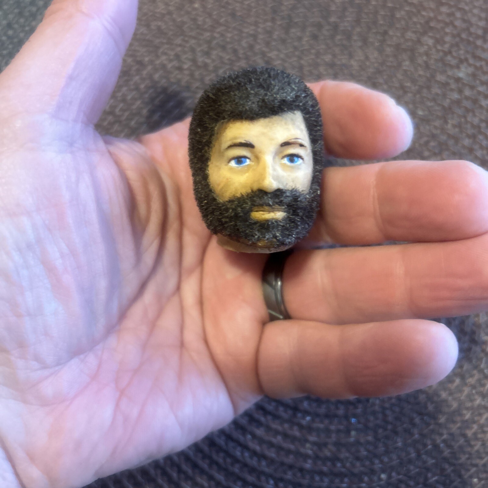 Hasbro 1970’s GI JOE Head w Brown Hair & Beard 1975 Adventure Team | eBay