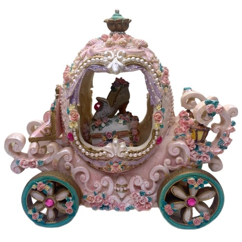 Music Box Plays "Chariots of Fire" Features a Pink Carriage with ...
