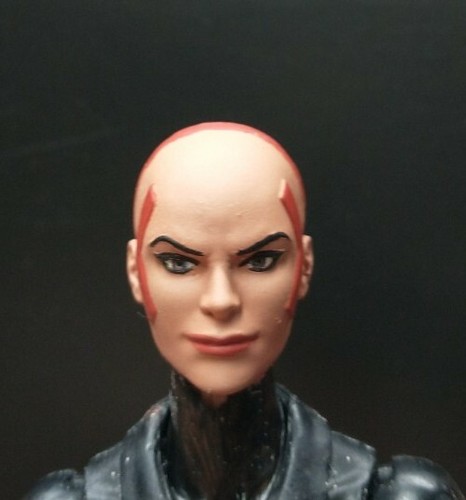 HEAD ONLY Marvel Legends Custom painted Head Female Sentinel skin tone ...