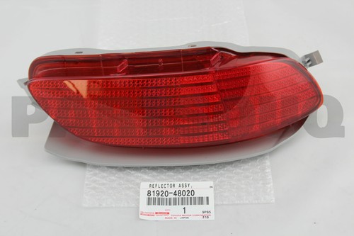 8192048020 Genuine Toyota REFLECTOR ASSY, REFLEX, LH 81920-48020 | eBay