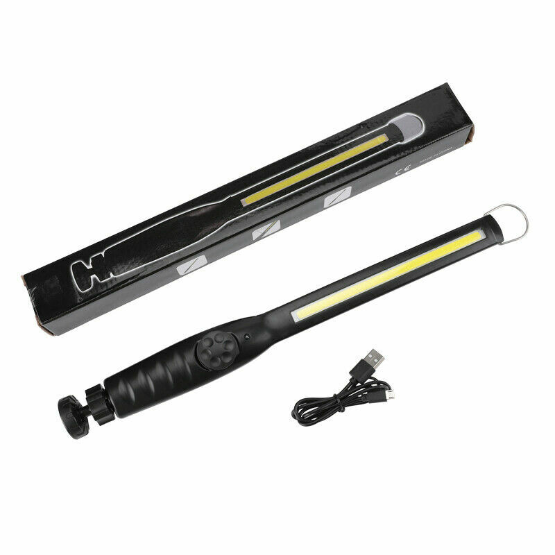 2x Rechargeable LED COB Slim Work Light Mechanic Flashlight Lamp ...