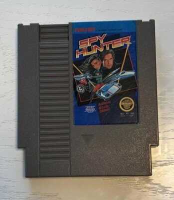 Vintage Nintendo Arcade Game Spy Hunter - 1987 Video Game (cartridge ...