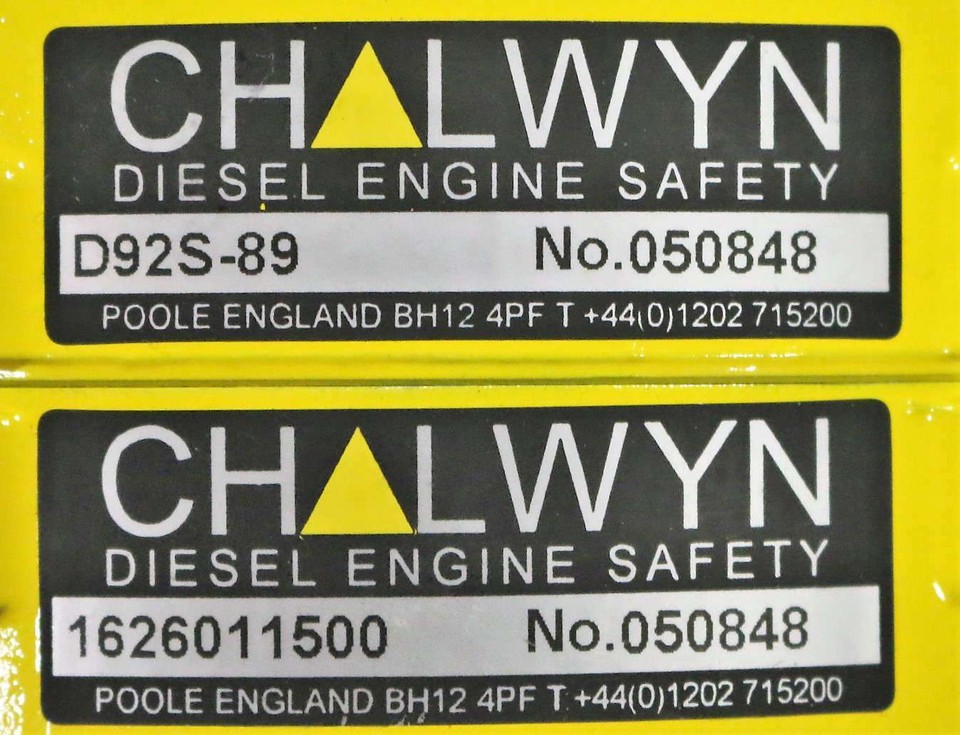 New D92S-89 Chalwyn Valve Air Inlet Shutdown | eBay