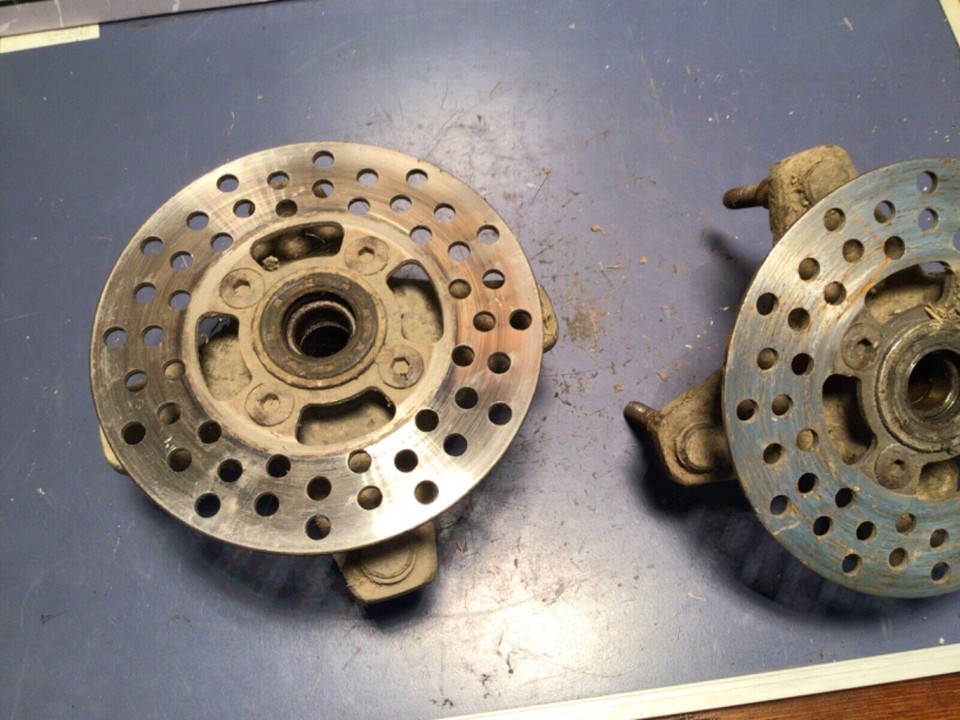 YAMAHA Banshee Warrior 350 front hubs & brake rotors 1987-1989 | eBay