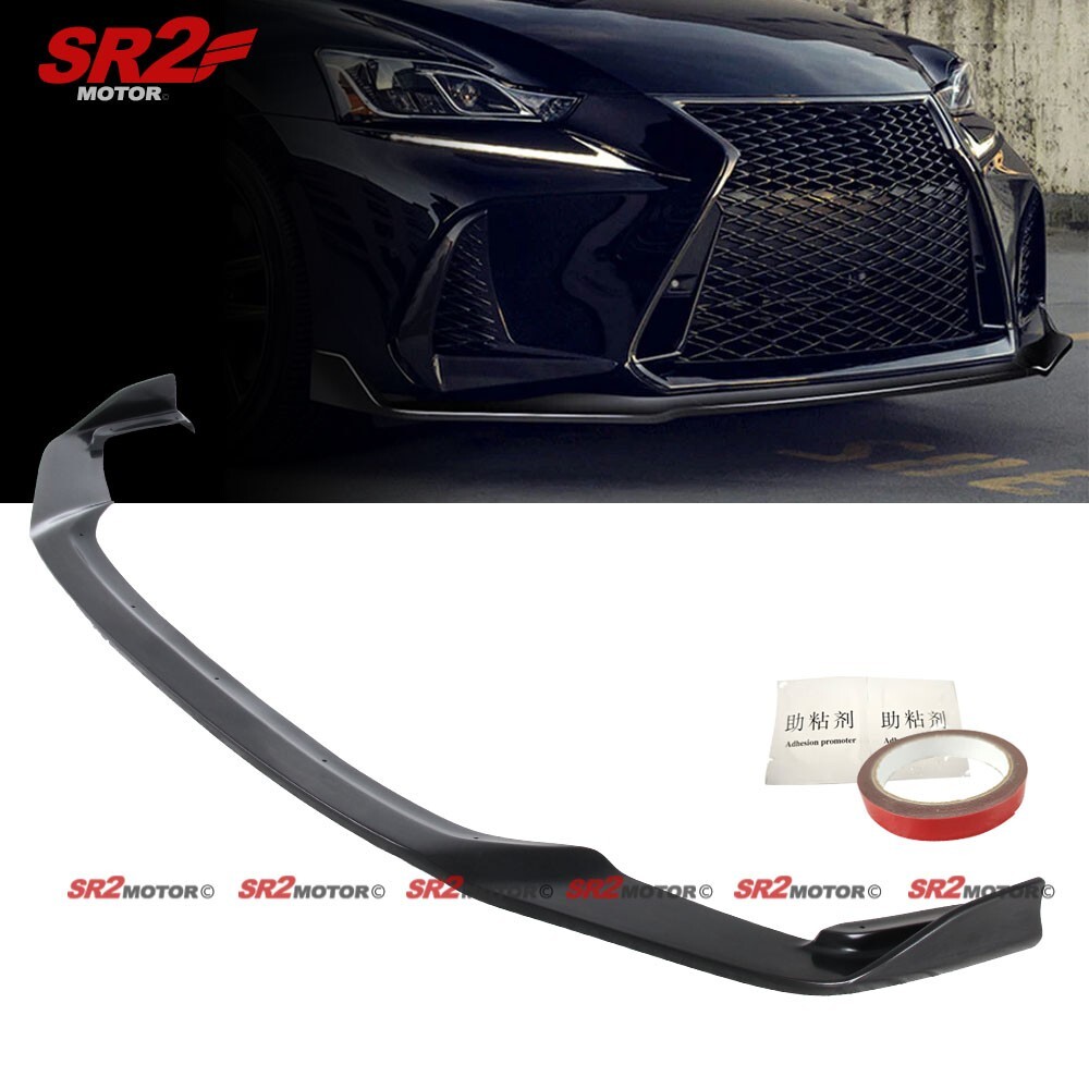 For 2017-2020 Lexus IS200T IS300 IS350 CS Style PU Front Bumper Lip ...