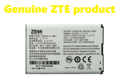 NEW OEM Battery ZTE Li3715T42P3H654251 MF65 MF62 MF61 MF60 MF30 AC33 ...