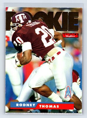 1995 SkyBox Impact #198 Rodney Thomas | eBay