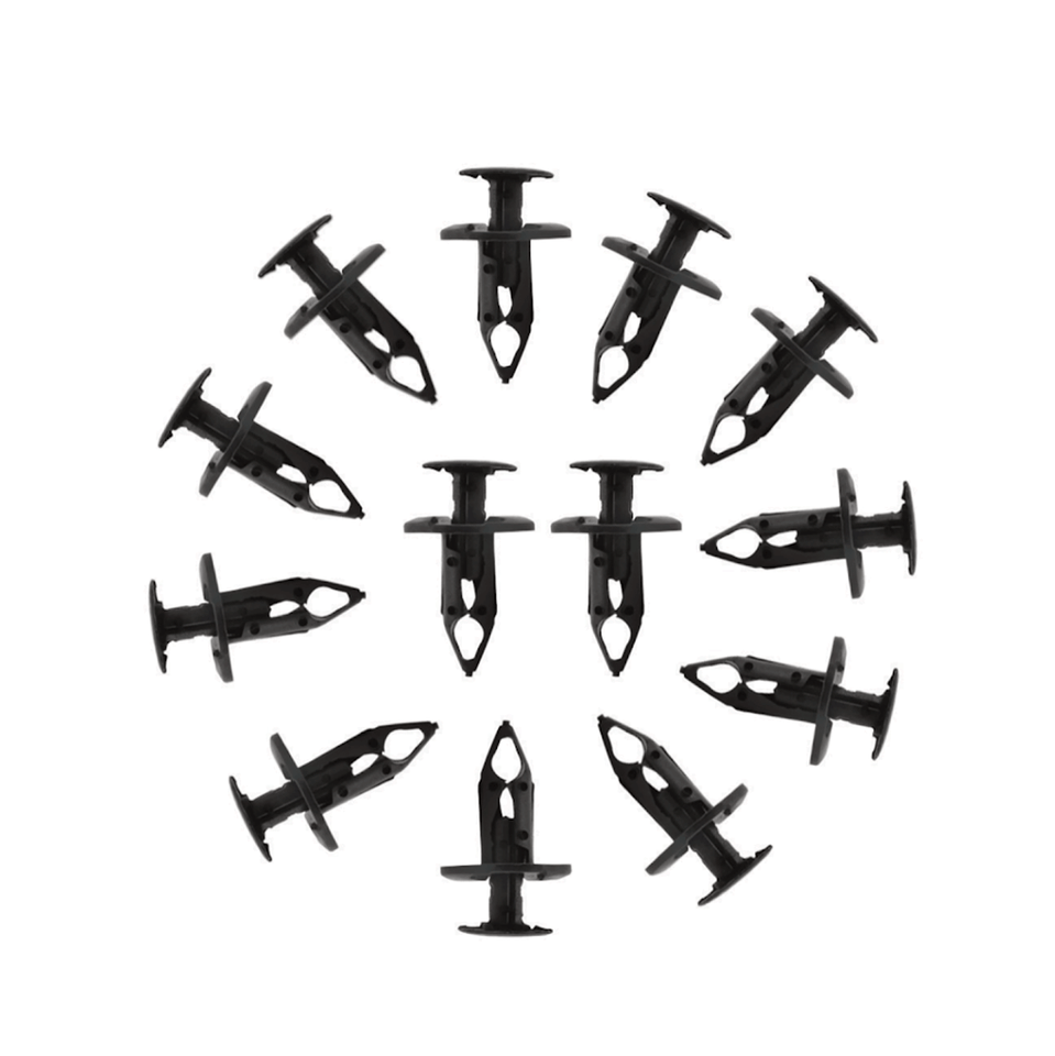 120PCS 8mm Bumper Clips Retainer Auto Car Plastic Rivets Fastener ...