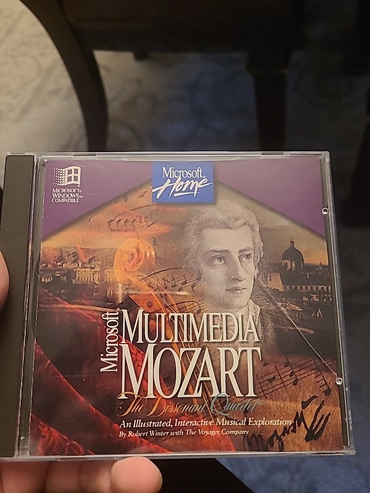 Microsoft Multimedia Mozart CD ROM | eBay