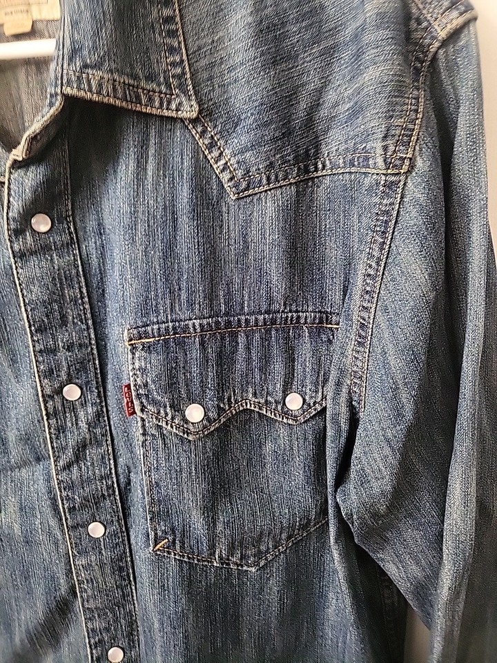 Levis Mens Large Jean Jacket | eBay
