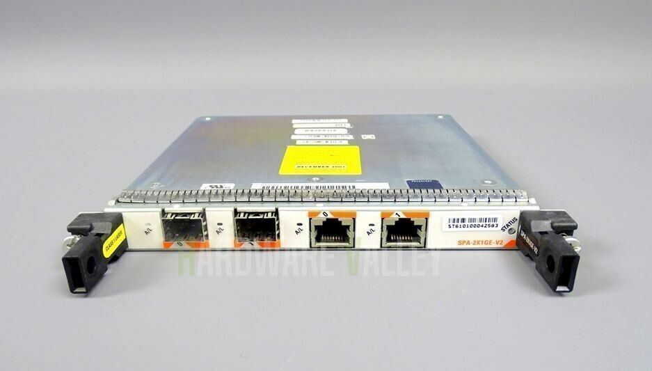 CISCO SPA-2X1GE-V2 Cisco 2-Port Gigabit Ethernet Shared Port Adapter | eBay