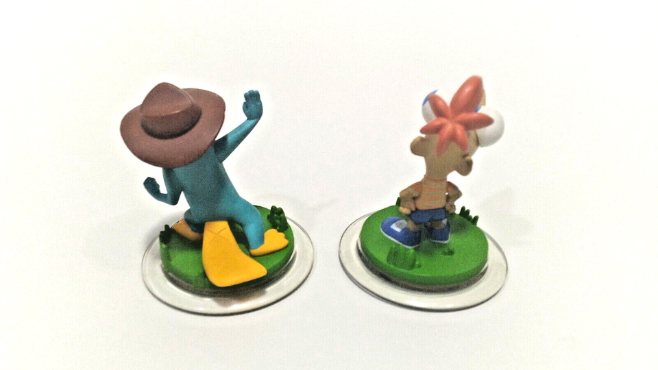 Lot of 2 Disney Infinity figures 1.0 Phineas and Ferb Agent P Perry | eBay
