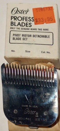 Oster Pivot Motor Detachable Blade Set Size 1.5 76914-71 Pre-owned Lot ...