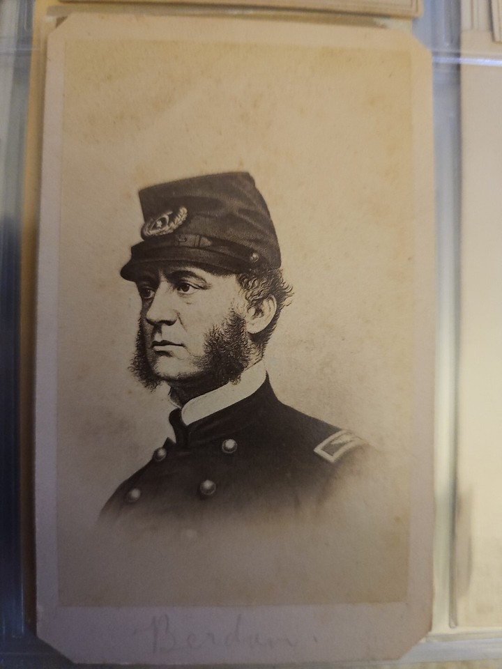 Civil War Cdv Of COLONEL HIRAM BERDAN Sharpshooter 1st Regiment. | eBay