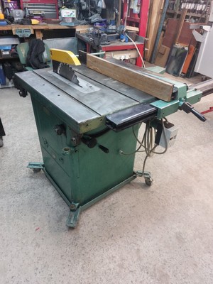 Rip Saw Panel Saw Startrite tiltable Table Saw used woodworking machine ...