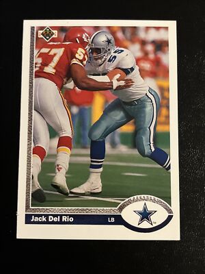 1991 #426 Jack Del Rio Upper Deck Dallas Cowboys C6 | eBay