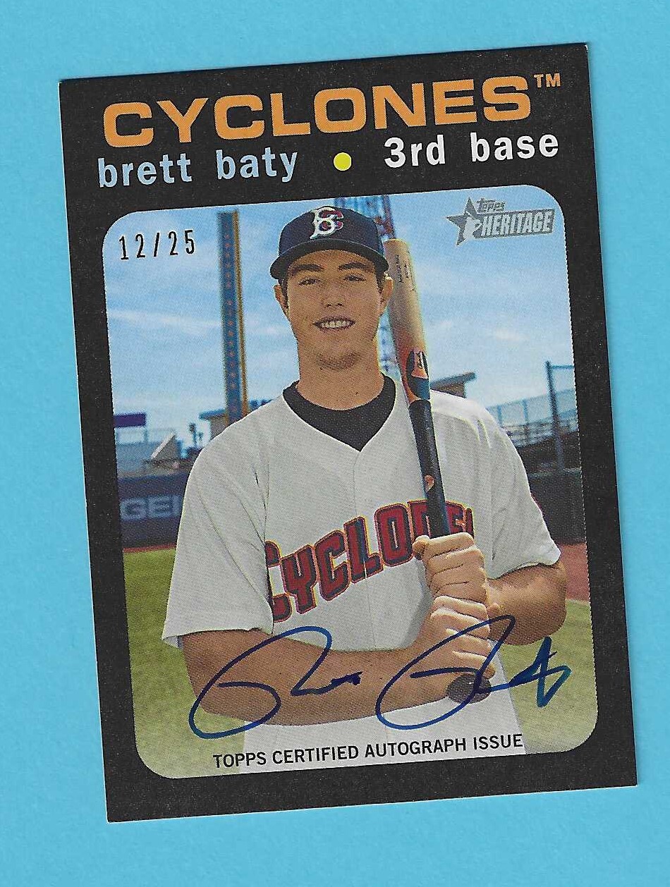 2020 Topps Heritage Minors Real One Autograph Image Border Removal ...