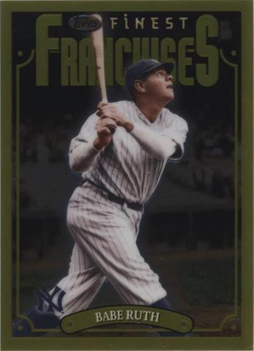 2023 Topps Finest Flashbacks - 1996 Topps Finest Franchise SP Babe Ruth ...
