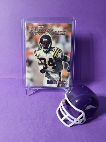 1999 Playoff Prestige EXP Minnesota Vikings Randy Moss Card #EX50 HOF ...
