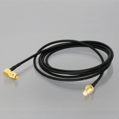 RF Extension Cable SMA male RA to female nut RG174 6"~10FT GPS FPV ...