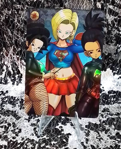 ️Android #18 Super Girl Kale DRAGON BALL Silver Anime ACG Waifu Holo ...