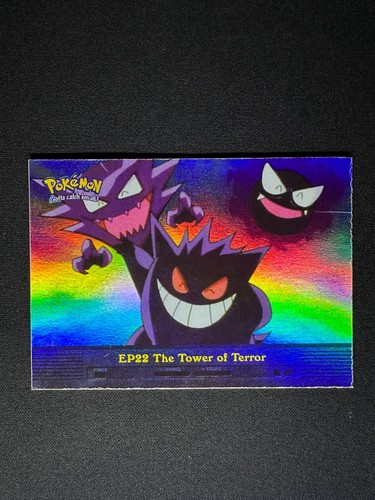 topps Pokemon TV Animation Series 2 Rainbow Foil EP22 The Tower of ...
