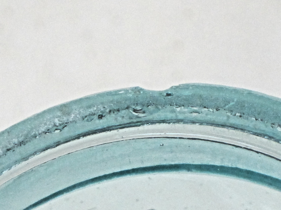 NICE AQUA QUART MASON'S S.G. CO PATENT NOV 30TH 1858 JAR GROUND LIP ...